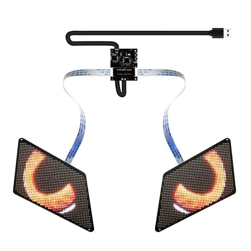 Animated Eye Display Screen APP Programmable Light UP EYE LED Board for ...