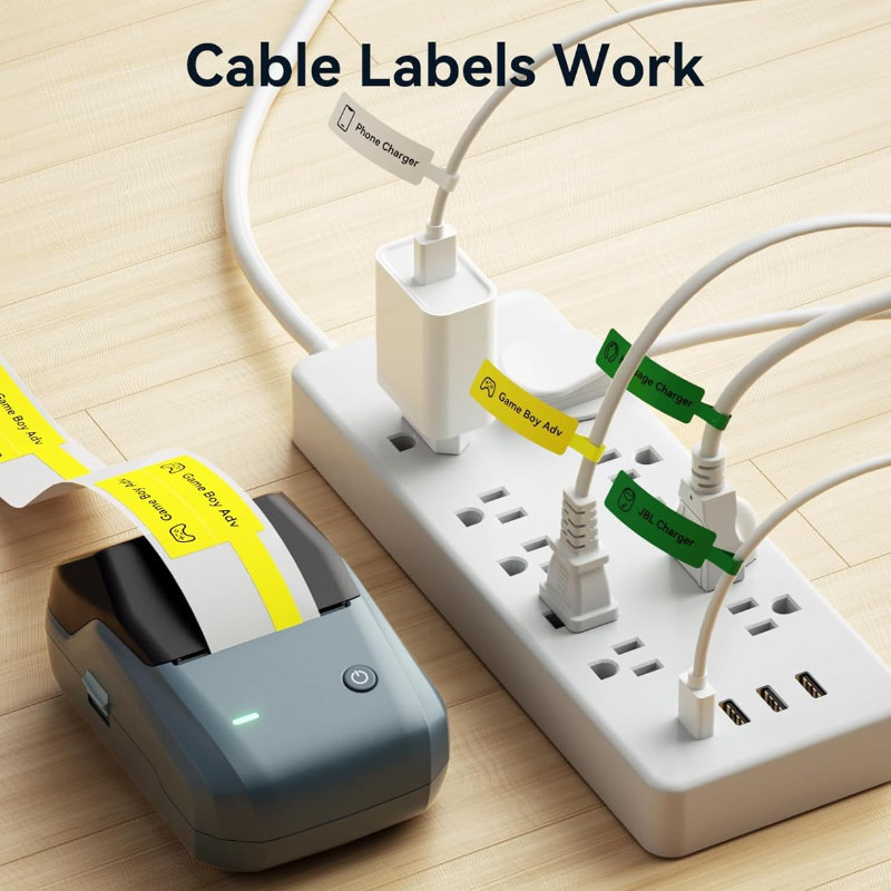 NIIMBOT B1 Network Cable Label Printer, Power Cable Project Printer ...
