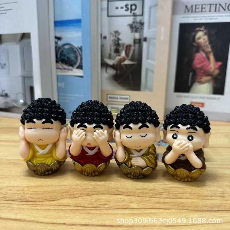38 Chinese Style 3 Zen Style Q-Version Crayon Shin Chan Figurine Model ...