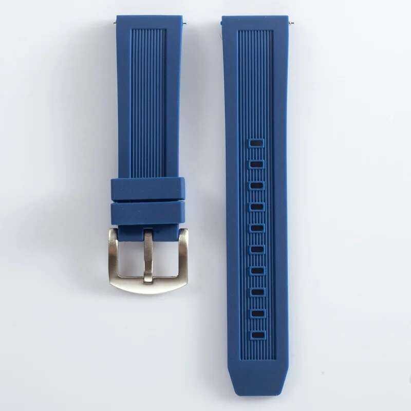 Premium Silicone Strap 20Mm 22Mm For Citizen Promaster Series Blue ...