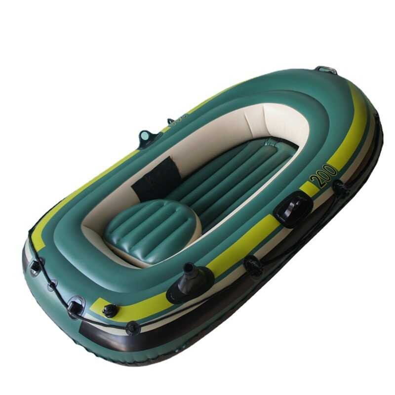 boat, PVC inflatable rubber boat, thickened 2-person fishing boat ...
