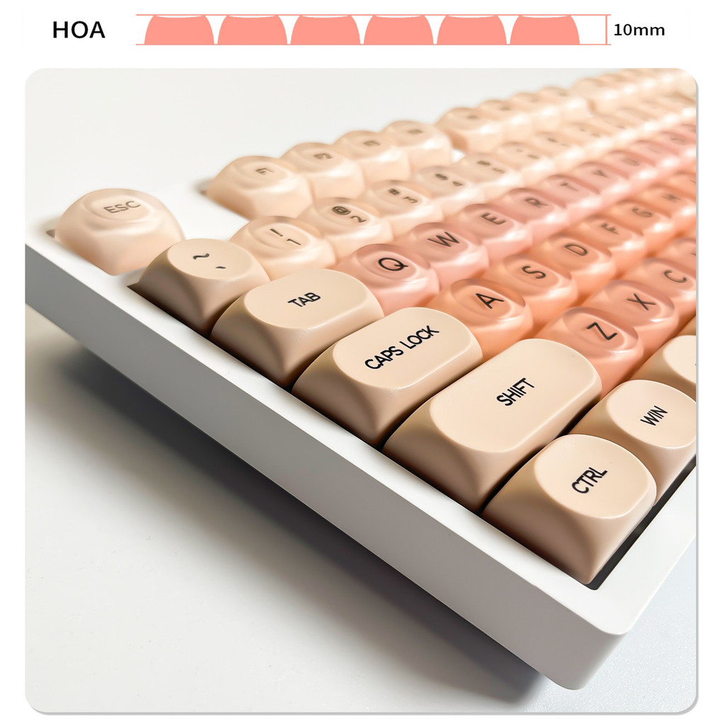 PBT Keycap HOA Liquid Foundation Semi-permeable Matte Surface ...
