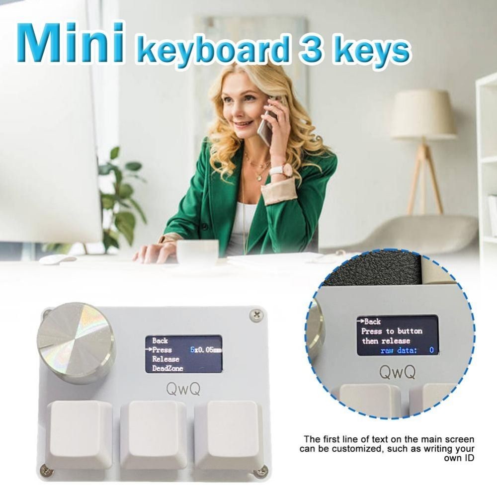 Sayobot O3C OSU Keypad Macro Mechanical Keyboard IPS Color Screen Knob ...