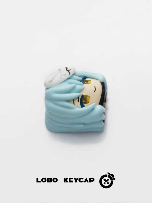 Slime Cute Artisan KeyCap For nical Accessories Custom Handmade Resin ...