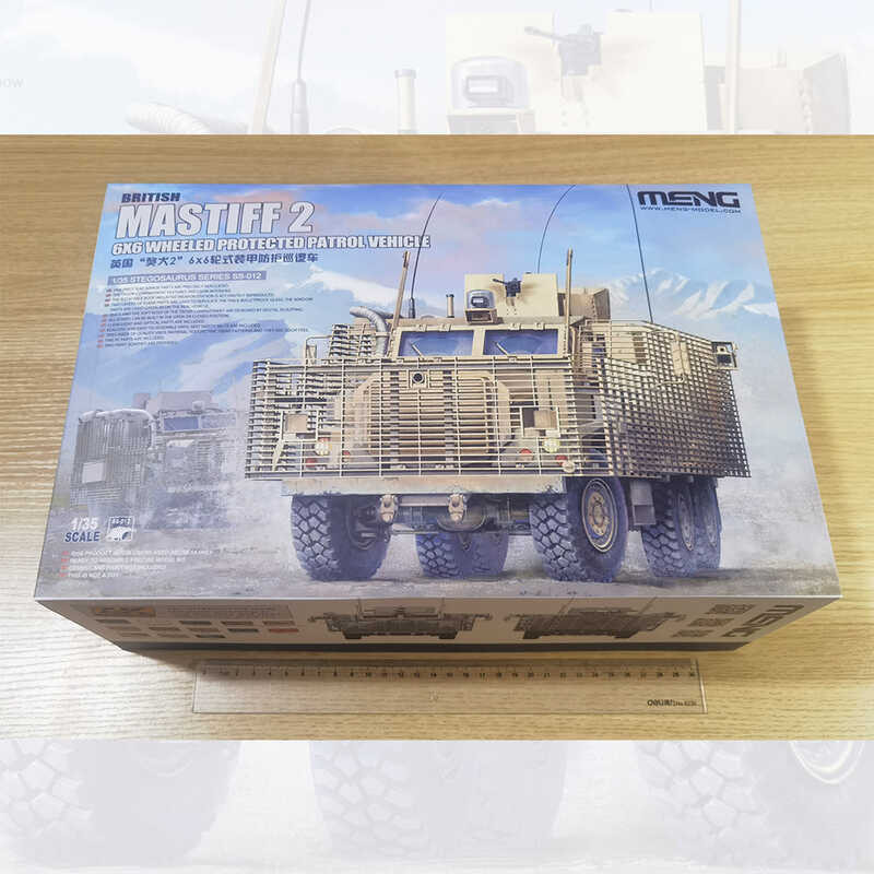 Meng] 2 Ss-012 1/35 Mastiff 2 6X6 Wheeled Protected Patrol Vehicle ...