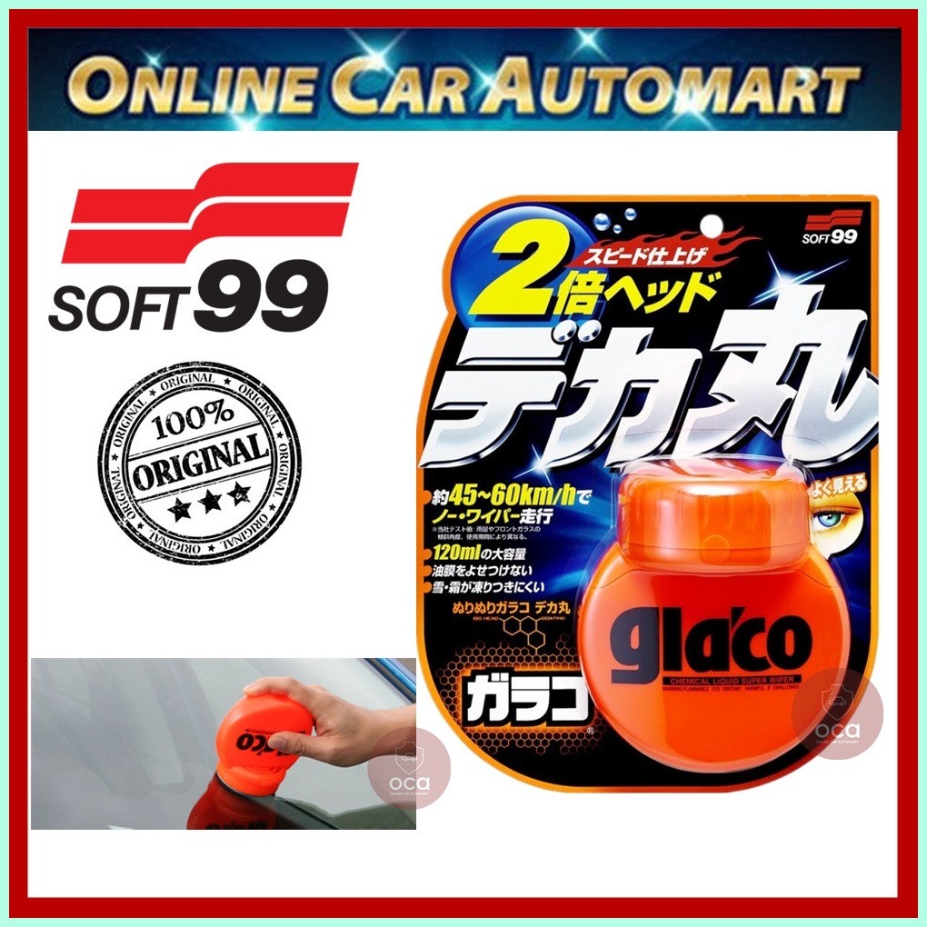 ۞ ♞,♘Soft 99/Soft99 Glaco Roll On Big Water Repellant Liquid Super ...