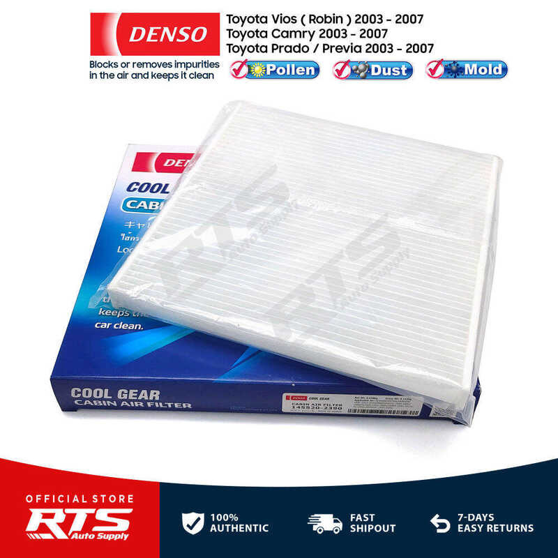 LY Denso Aircon AC Cabin Air Filter Para Sa Toyota Vios ( Robin ) Camry ...