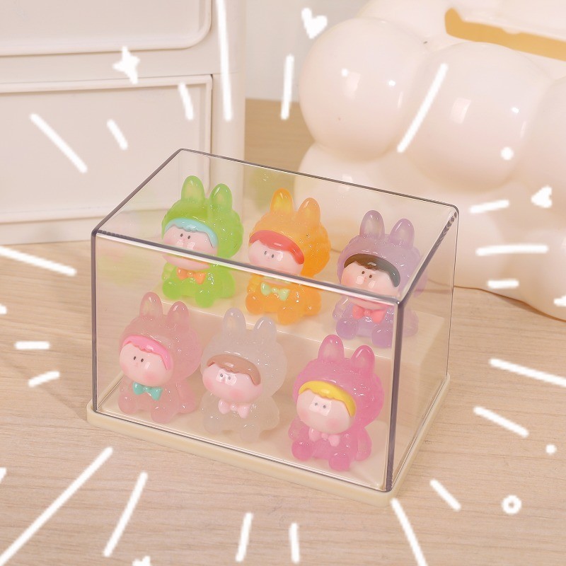 Doll Display Case - Acrylic HandnadeToy Display Rack - Dust Proof ...