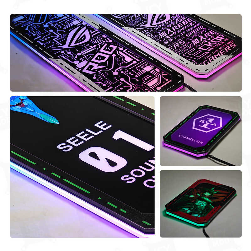 Case GX601 panel kit ARGB Laser Engraved Lighting Plate ROG Strix ...