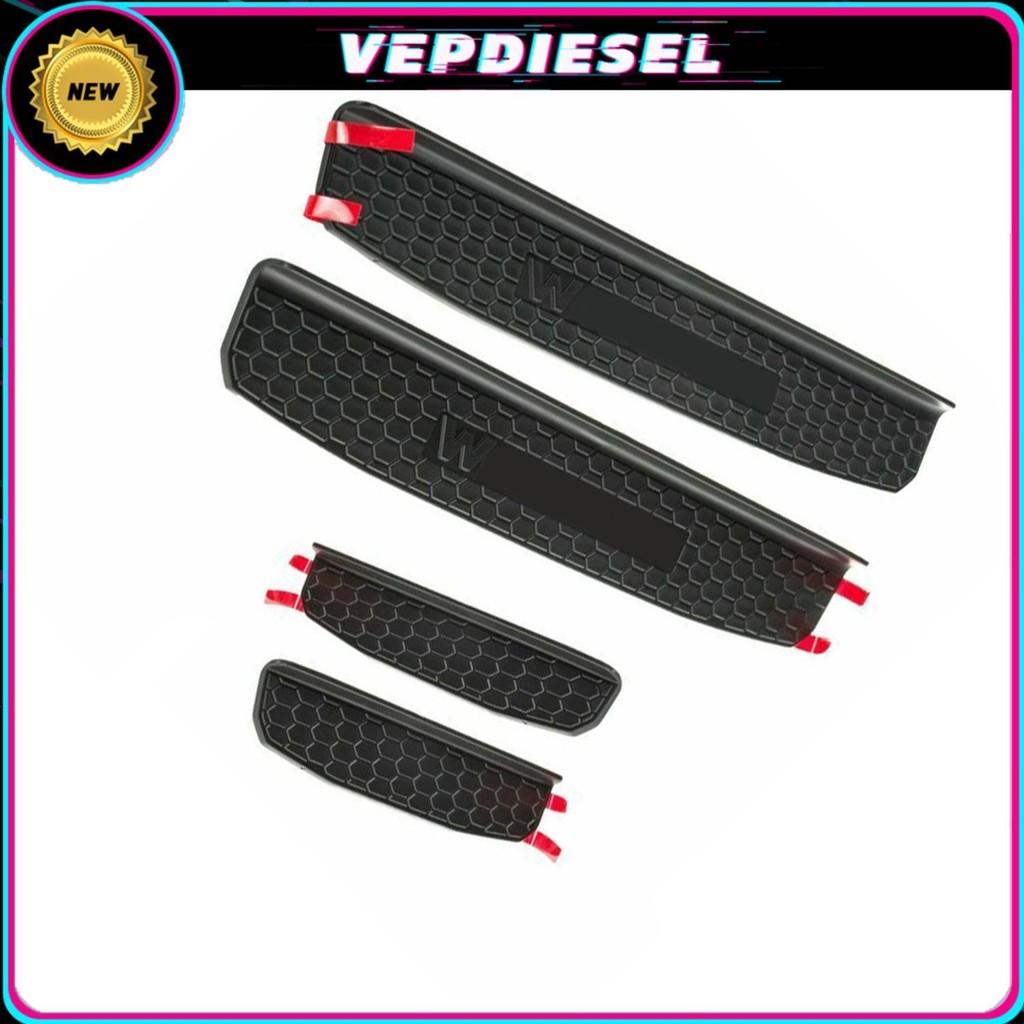 § ¤ 82215394 4Pcs NEW OEM 4 Black Molded Door Sill Guards For 2018-2023 ...