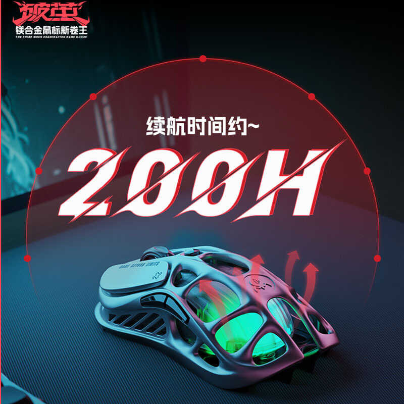 M1 Gravastar M2 Magnesium Alloy Paw3395 Three Mode Game Bluetooth ...