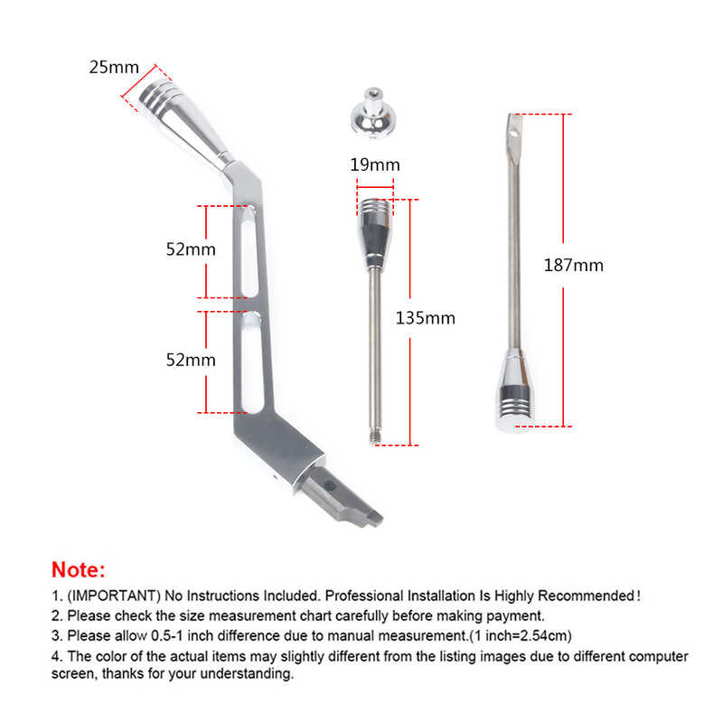 Billet Polished Aluminum Column Shifter Turn Signal Lever Hazard Boots ...