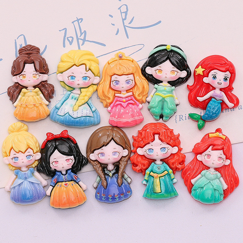 Cute Cartoon Princess jibits Charm Disney Jibbits for Crocks Mermaid ...