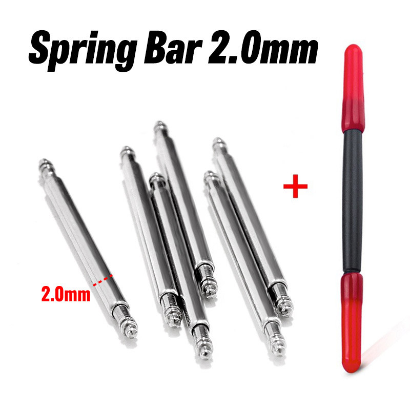 16mm 18mm 20mm 22mm 24mm 15Pcs Spring Bars304L Stainless Steel Spring ...