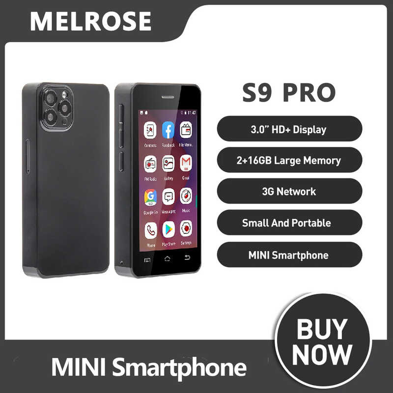S9 Melrose Pro Smartphone er 3Inch Ultra Slim Quad Core 2GB+16GB Mobile ...