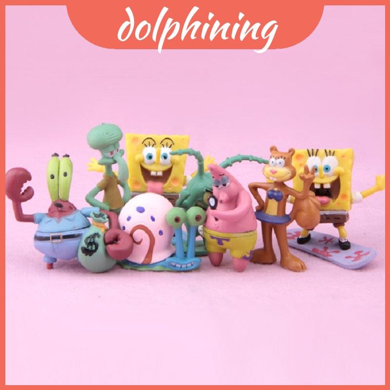 Spongebob Versatile 8pcs Squarepants Pvc Figure Toys With Patrick ...