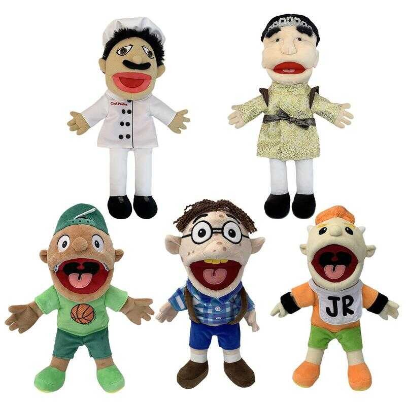 Jeffy Hand Children Soft Talk Show Party Props Christmas Doll Plush ...
