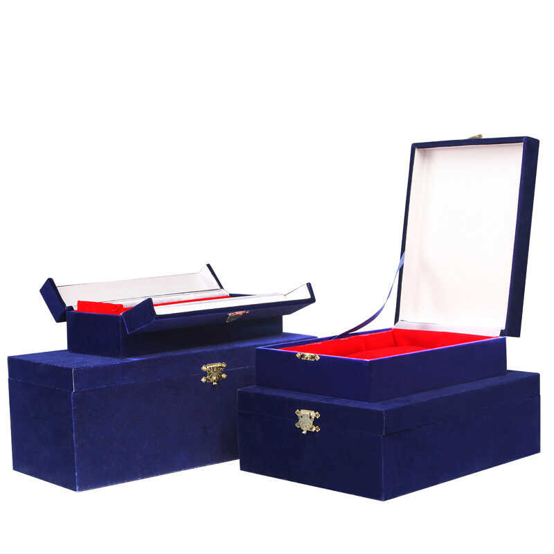 Crystal Trophy Boutique Gift Box Making Medal Packaging Box With Velvet ...