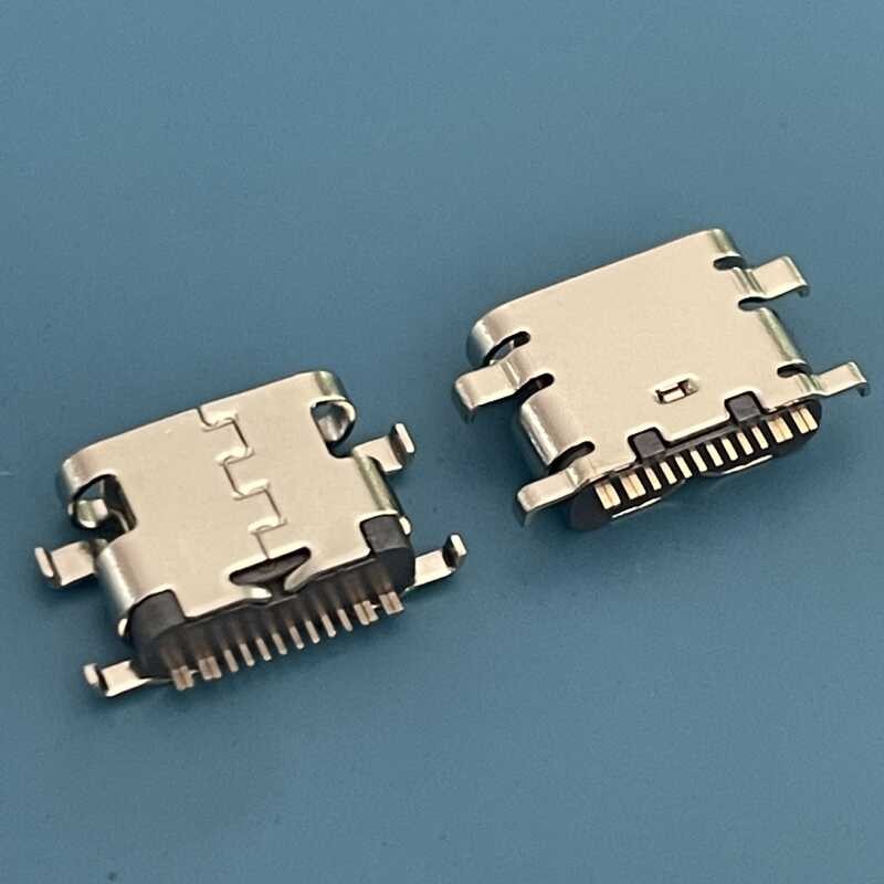 Surface mount USB 16P female socket TYPE-C sinking board 2.4 single row ...