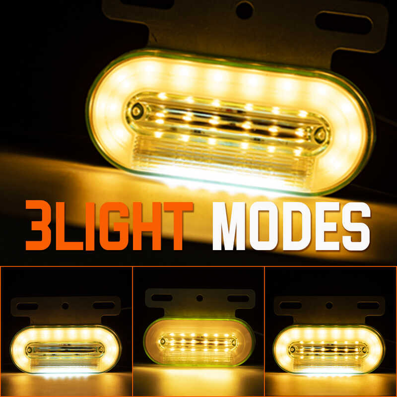 8/10Pcs 4 12V 24V Leds Side Marker Car External Lights Signal Lamp ...