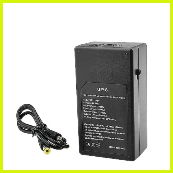 ☃ ☌ ⚾︎ Mini UPS battery backup 5V Home use DC Input Back Up Battery for ...