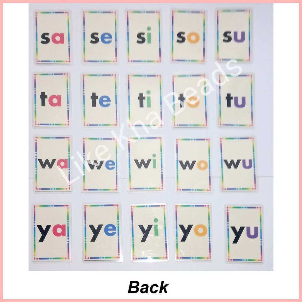 Laminated Flash cards for kids ABAKADA ☑ | Shopee Philippines