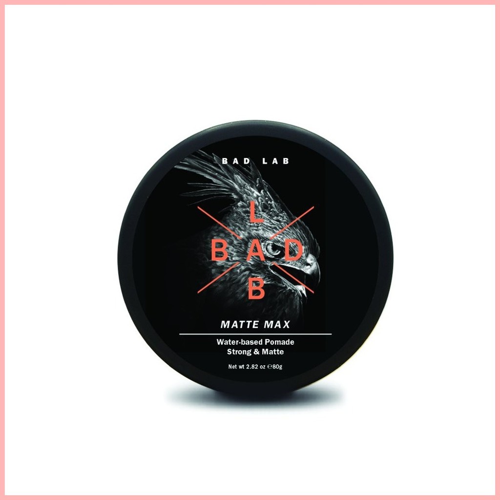Bad Lab Matte Max Water-Based Pomade Strong & Matte (40g) ♨ | Shopee ...