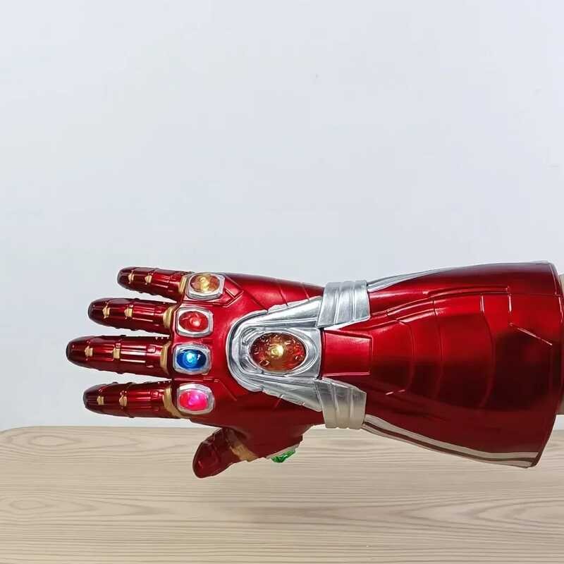 Cos Superhero Iron Man Thanos Infinity Gauntlet Cosplay Arm Latex ...
