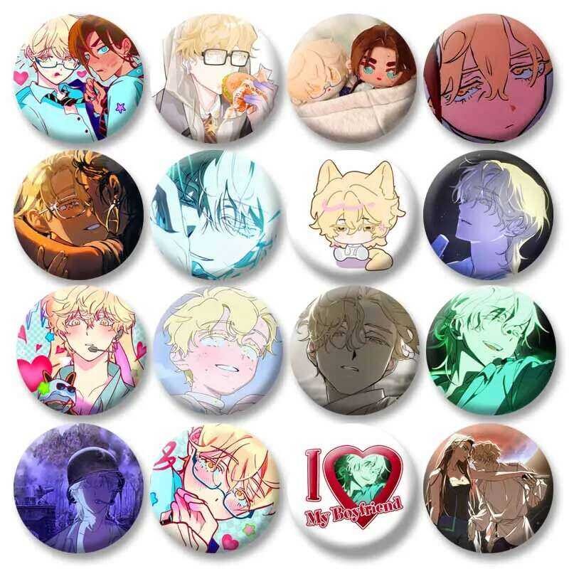 Anime Peripheral Alien Stage Button Pins for Backpack Decor Cartoon ...