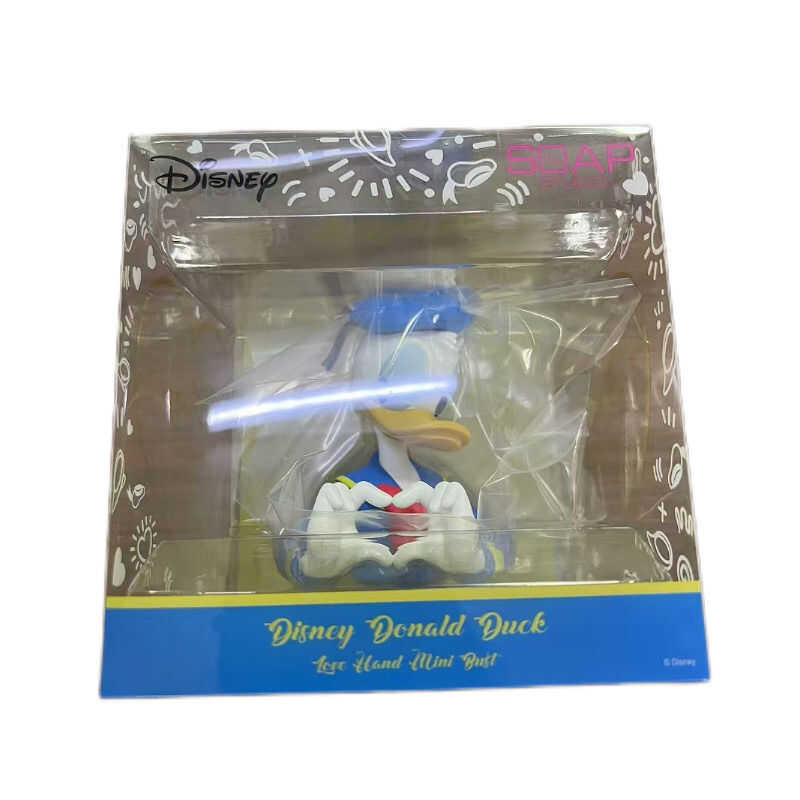 SOAP STUDIO * Disney Donald Duck Series Love Shaped Mini Half Statue ...