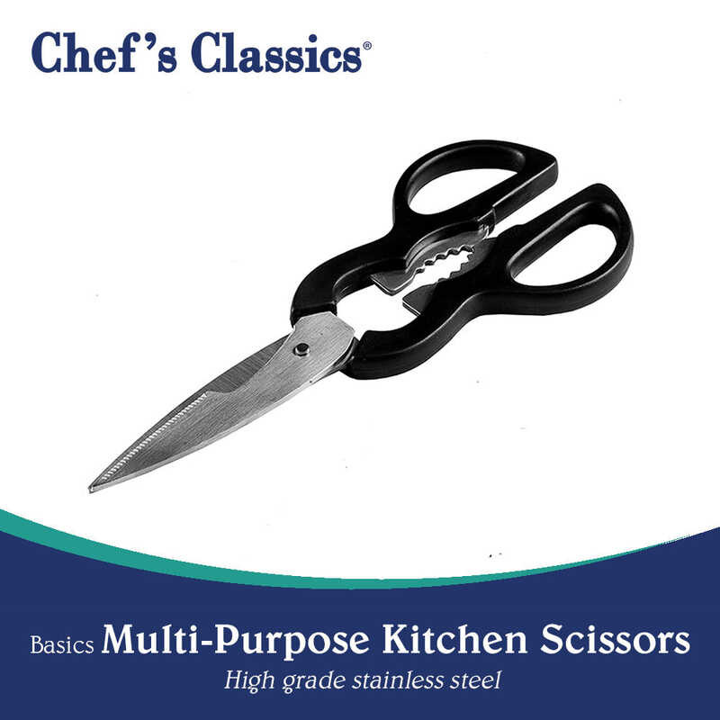 Chef's Classics Basics Stainless Steel Multi-Purpose Kitchen Scissors ...