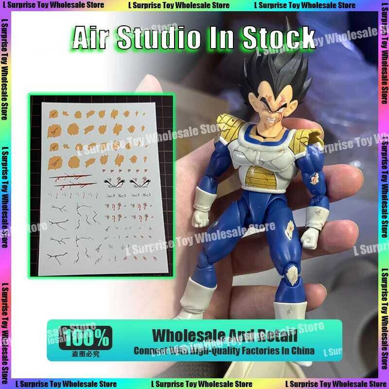 Studio Air Dragon Ball Z SHF Super Saiyan Vegeta Trunks Battle Damage ...