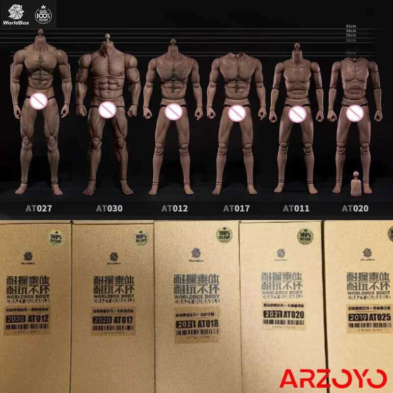 1/6 Worldbox Male Muscle Body Action Figure Model At011 At012 At016 ...