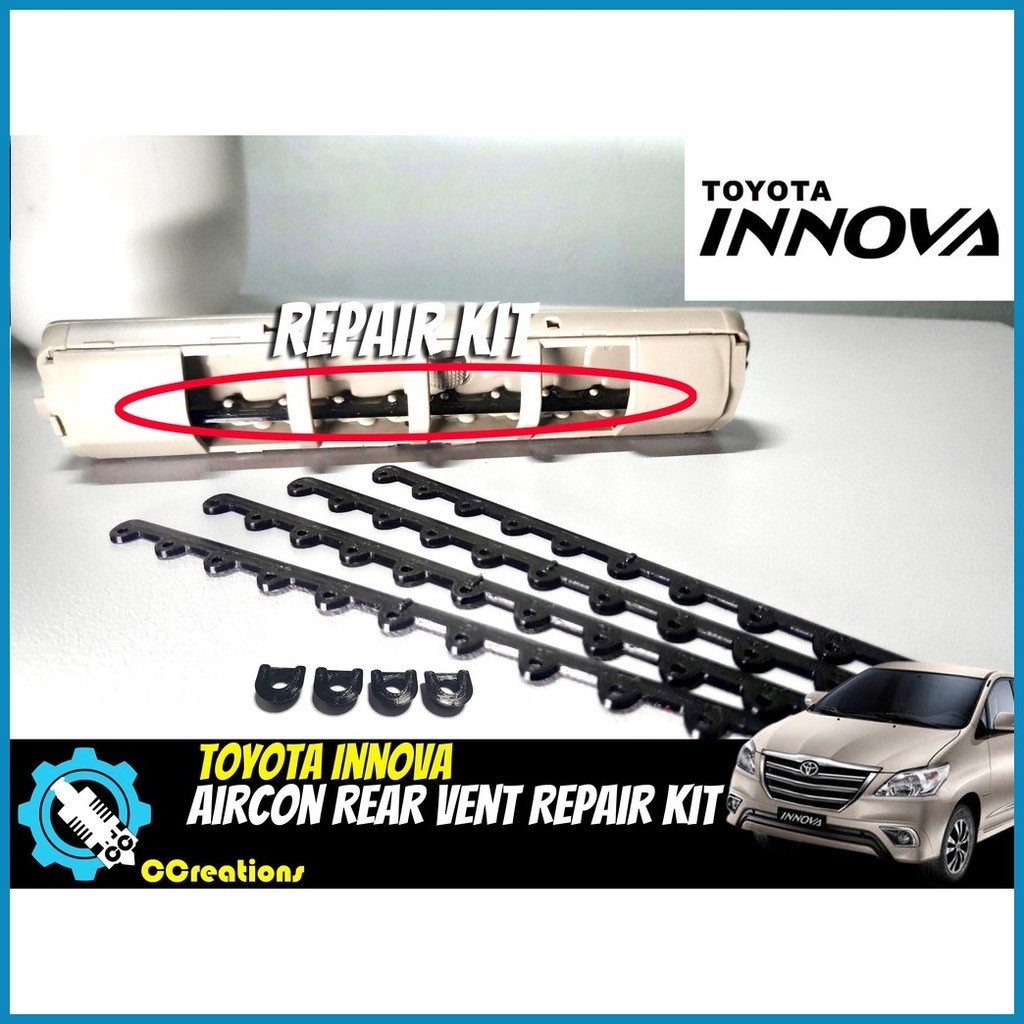 TOYOTA INNOVA 2005-2015 CAR CEILING AIRCON VENT REPAIR KIT ONLY ...
