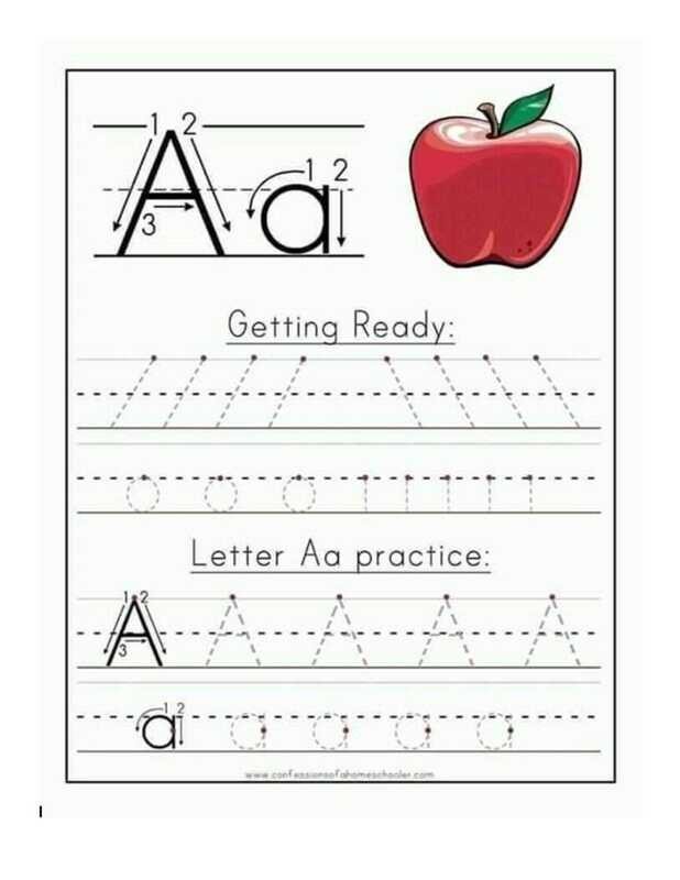 TRACING LETTERS FROM A TO Z BOOK (A4 SIZE BOOK, HARD COVER) | Shopee ...