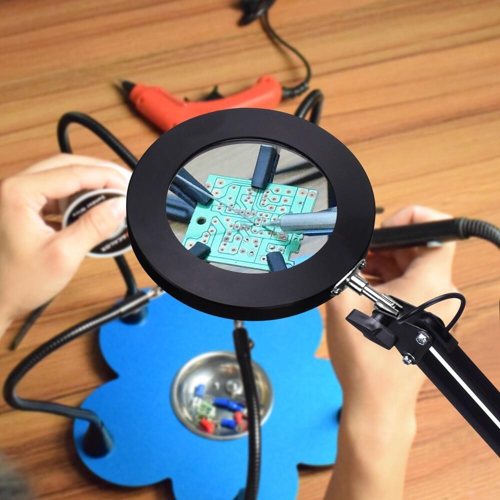 Magnifying Glass with light 30x magnification Adjustable warm&cool ...