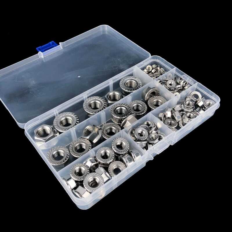 M3 2 ☆ M4 M5 M6 M8 M10 M12 Flange Nut Set | Shopee Philippines