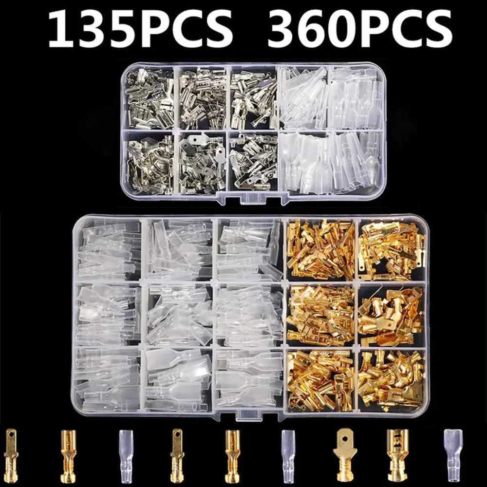 Box Insulated Male Female Wire Connector Electrical Crimp Terminals ...