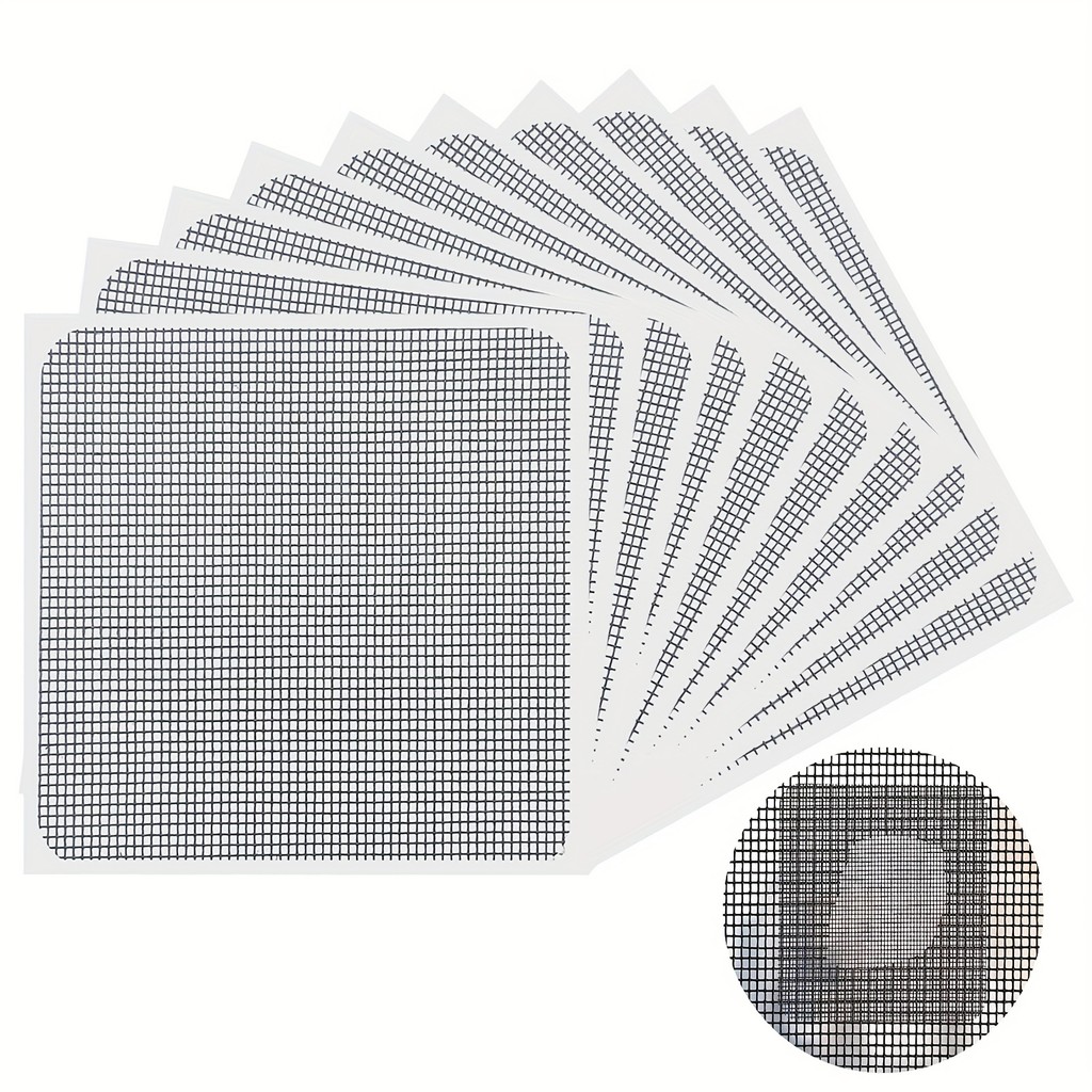 5/10pcs 3-Layer Strong Adhesive Window Screen Repair Patches, 10 Large ...