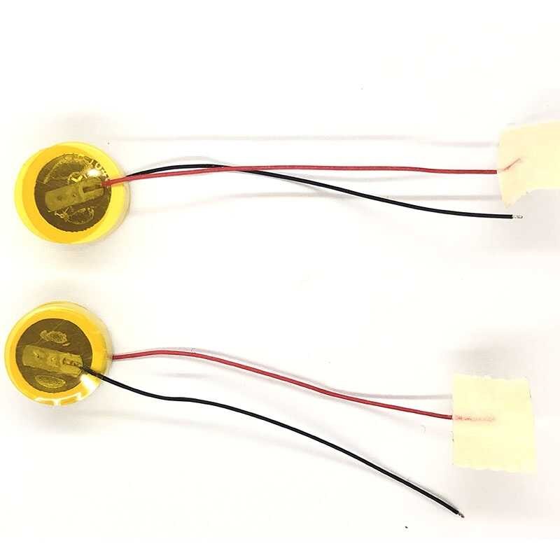 2Pcs/Lot Lir1040 Lithium Rechargeable With Wire 35Mah For TWS Bluetooth ...