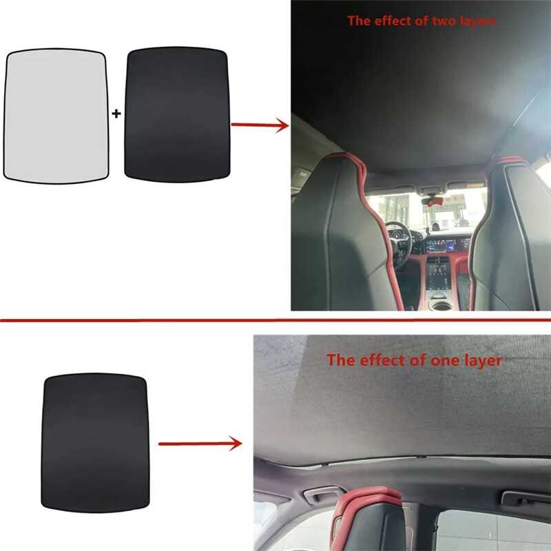 Foldable Car Front Windshield Glass Roof Skylight Sunshade Window Shade ...