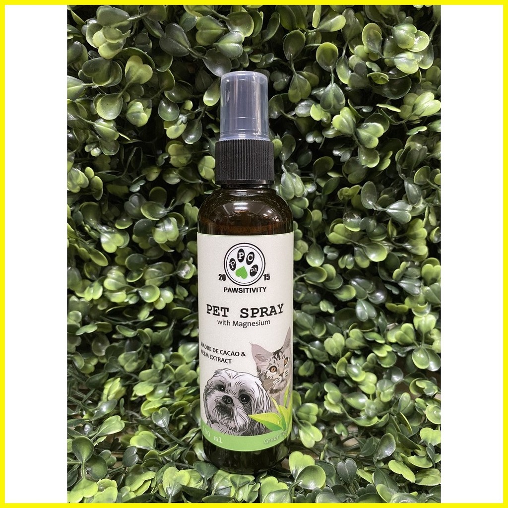 Pawsitivity Pet Spray with Magnesium, Madre de Cacao and Neem 100ml ...