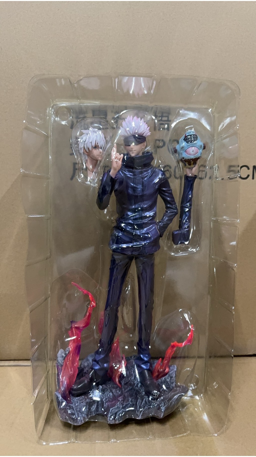 33cm Lx Jujutsu Kaisen Gojo Satoru Pvc Action Figure with 2 Heads ...