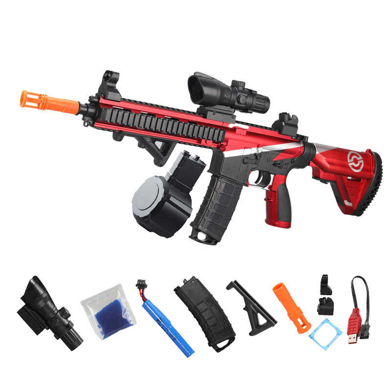 M4/M416 New Toy Gun Beads Boy Outdoor Game The Same Model Multi-Color ...