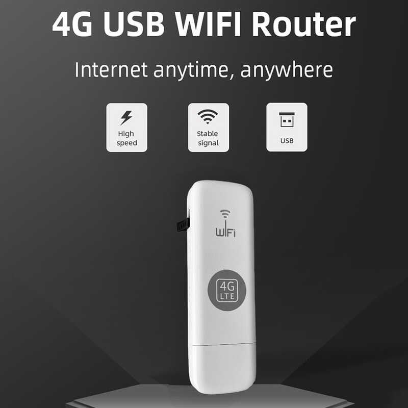 LTE 4G Router 150Mbps USB Dongle Wireless Unlocked Modem Stick With SIM ...
