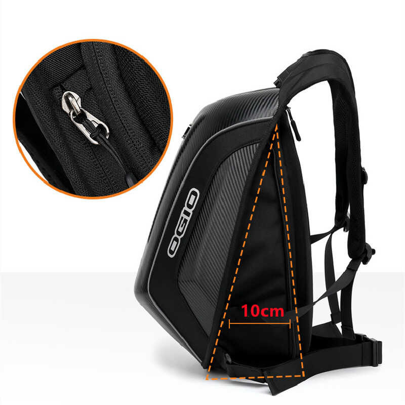 30-48L OGIO Carbon Fiber Hard Shell Motorcycle Backpack S Moto Racing ...