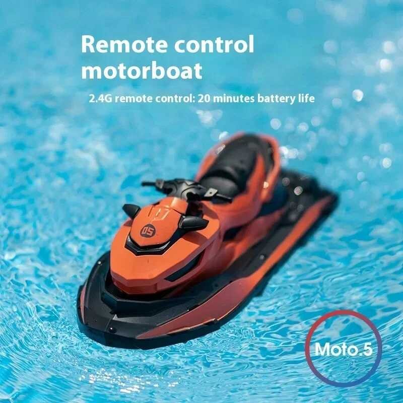 Remote High-Speed Control Boat 2.4g Rc Jet Ski Mini Electric Motorboat ...