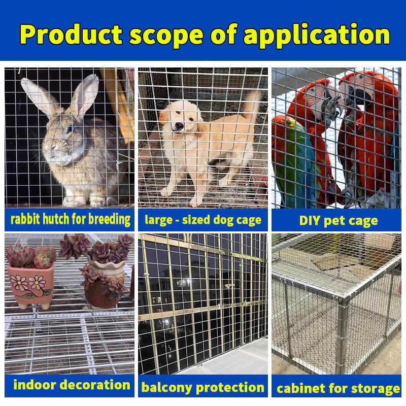 Inch 2 Gaanized Welded Wire Fence Panel Steel Matting For Rabbit Dog ...