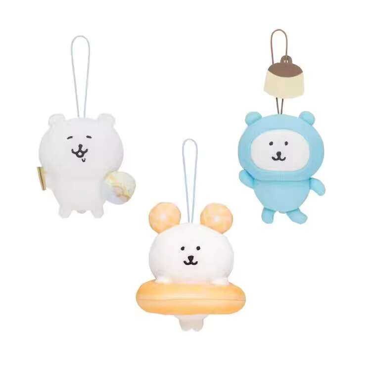 Japanese genuine self mocking bear nagano scenery pendant food series ...