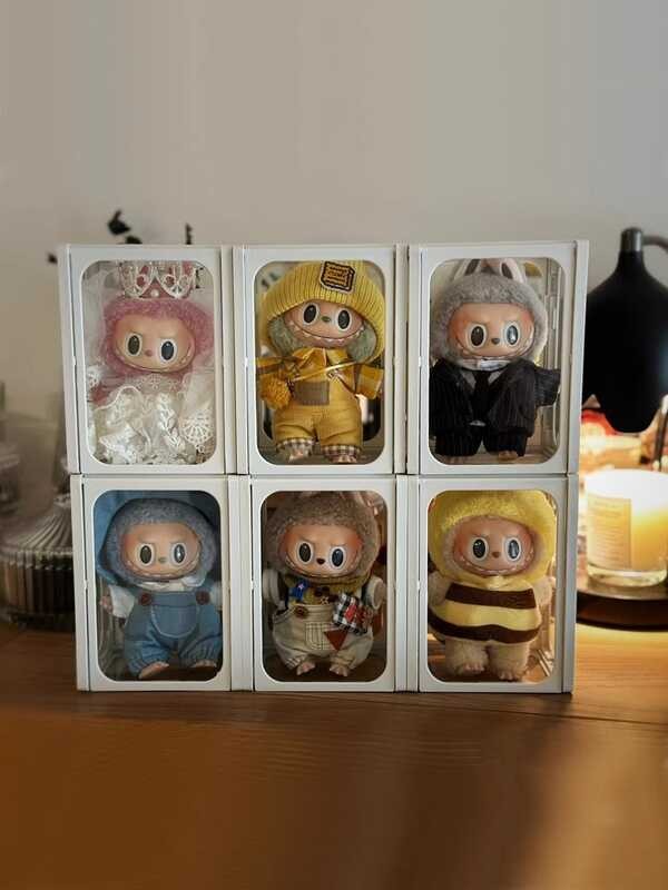 Labubu pendant box, single transparent dustproof cabinet, labubu blind ...